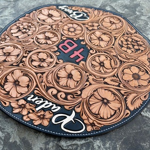 ROPE CAN PATTERNS - Sheridan Floral Rope Can Cover Leather Patterns ...