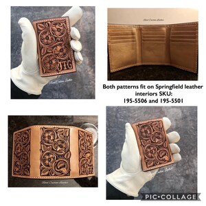 Trifold Wallet Patterns for Springfield Leathers Interiors, See ...