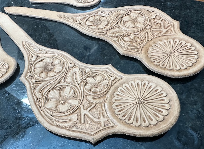 SPUR STRAPS PATTERN (#2) Sheridan Floral Tooling Spur Strap Pattern ...