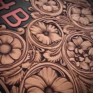 ROPE CAN PATTERNS - Sheridan Floral Rope Can Cover Leather Patterns ...