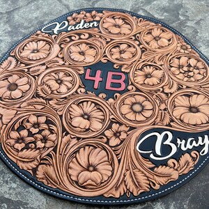 ROPE CAN PATTERNS - Sheridan Floral Rope Can Cover Leather Patterns ...