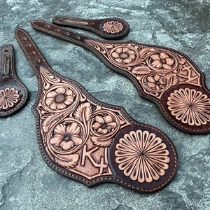 SPUR STRAPS PATTERN (#2) Sheridan Floral Tooling Spur Strap Pattern ...