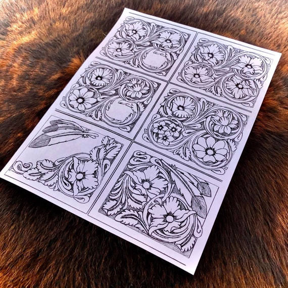 SHERIDAN FLORAL BIFOLD Patterns 3-pack. Made to Fit - Etsy