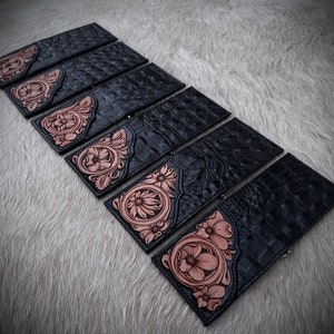 MONEY CLIP WALLET Patterns Six-pack Sheridan Floral Designs & Complete ...