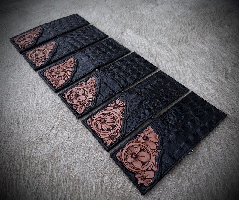 MONEY CLIP WALLET Patterns Six-pack Sheridan Floral Designs & Complete ...