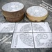 ROPE CAN PATTERNS - Sheridan Floral Rope Can Cover Leather Patterns ...