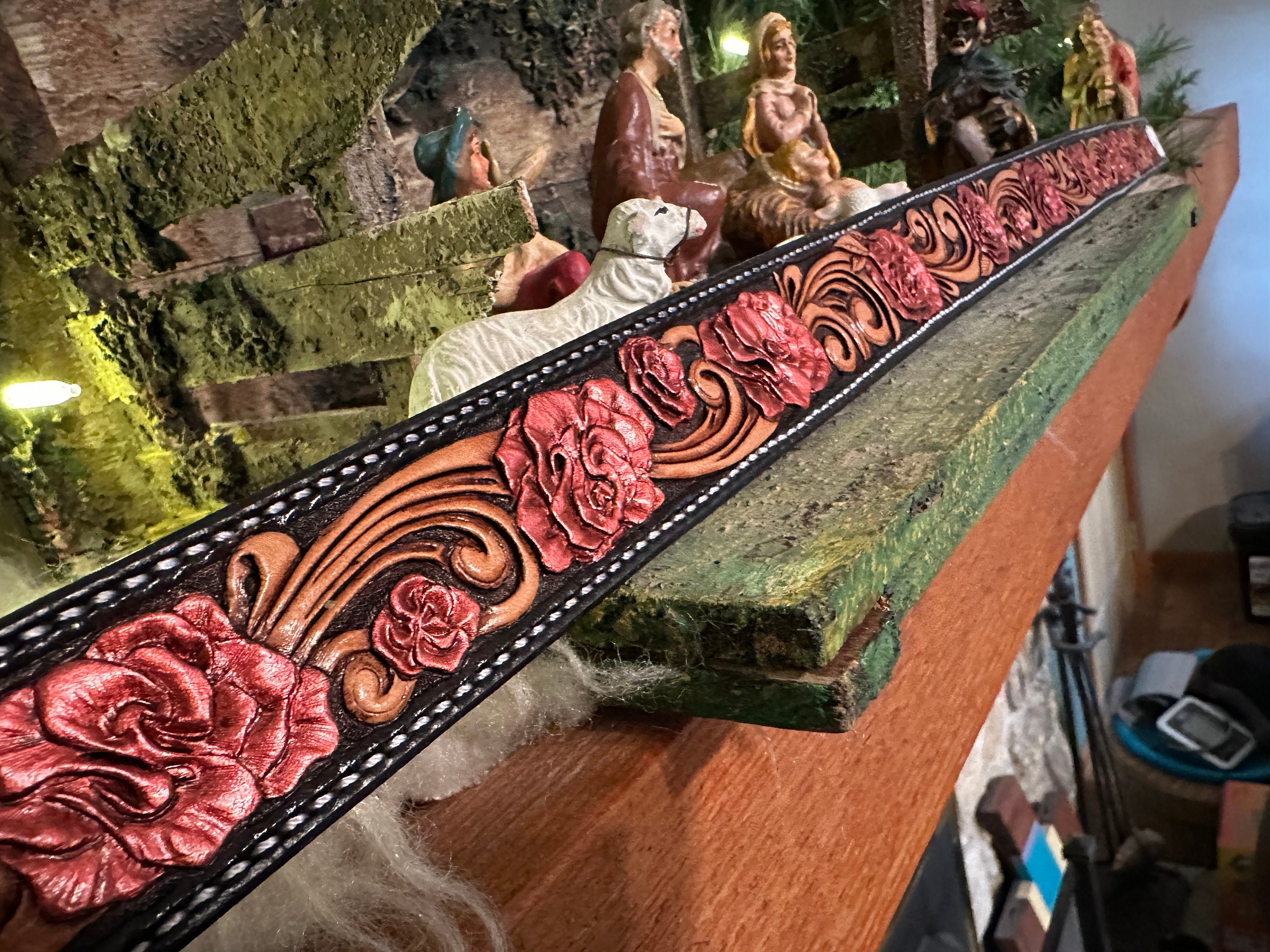 ROSE BELT PATTERS - Two Pack Repeating Leather Rose Belt Patterns (see ...