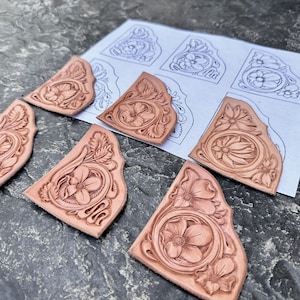 MONEY CLIP WALLET Patterns Six-pack Sheridan Floral Designs & Complete ...