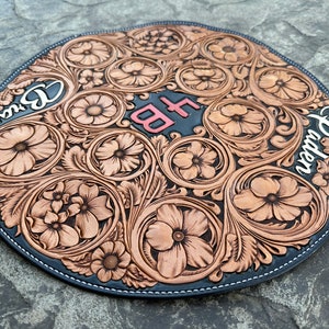 ROPE CAN PATTERNS - Sheridan Floral Rope Can Cover Leather Patterns ...