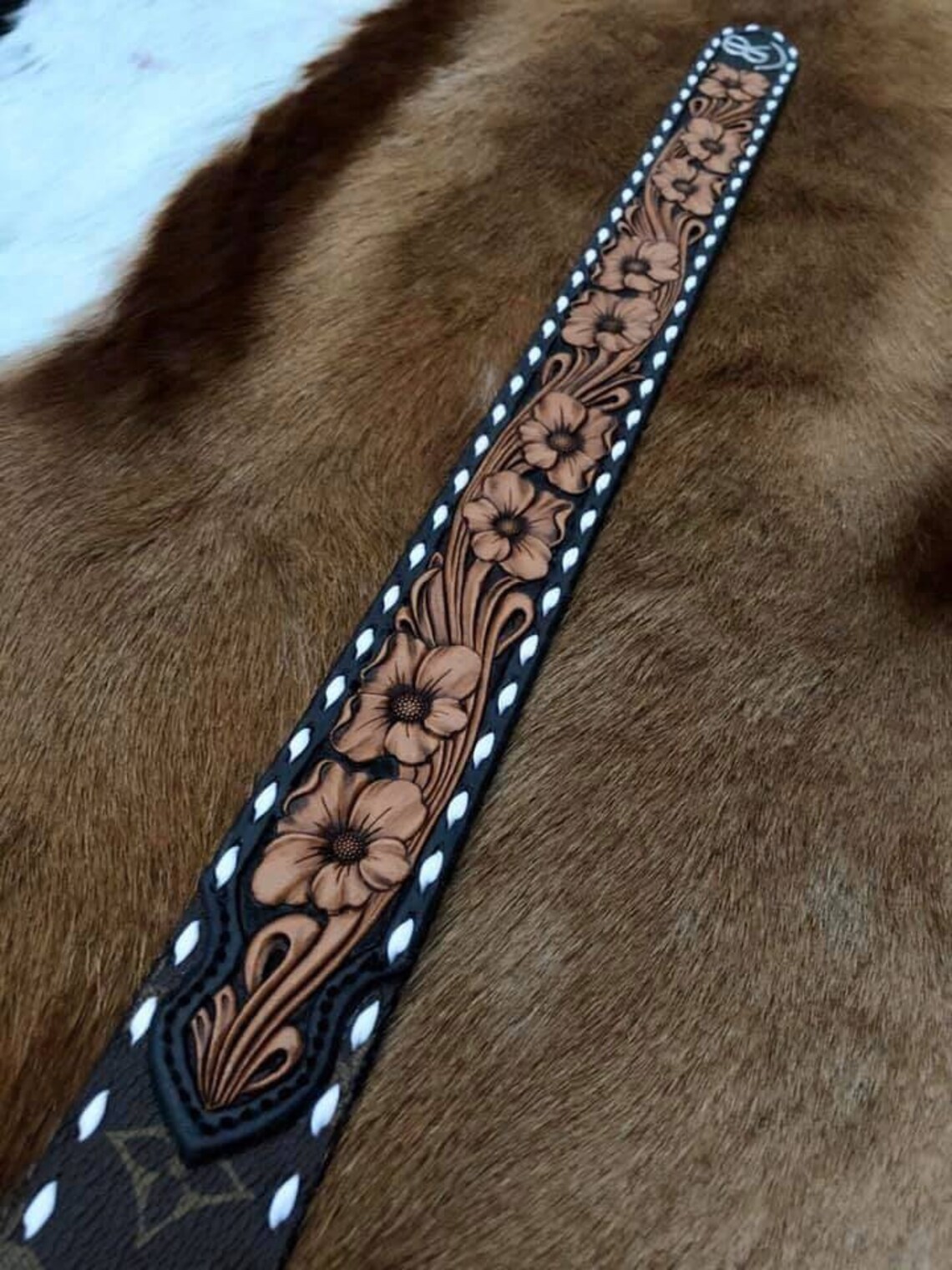 FLORAL BELT PATTERN. for Spliced and Billet Belts. (digital Download ...