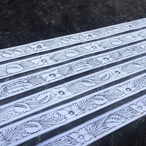 FLORAL BELT PATTERNS - 6 Different Repeating Patterns. 1-1/2" Inches ...