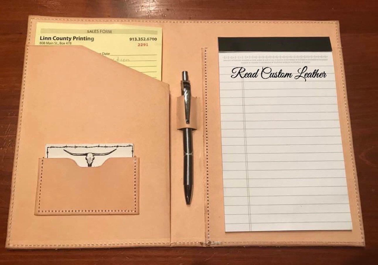 SHERIDAN FLORAL NOTEBOOK Leather Pattern for 8.5x11.5 Notebooks buffalo ...