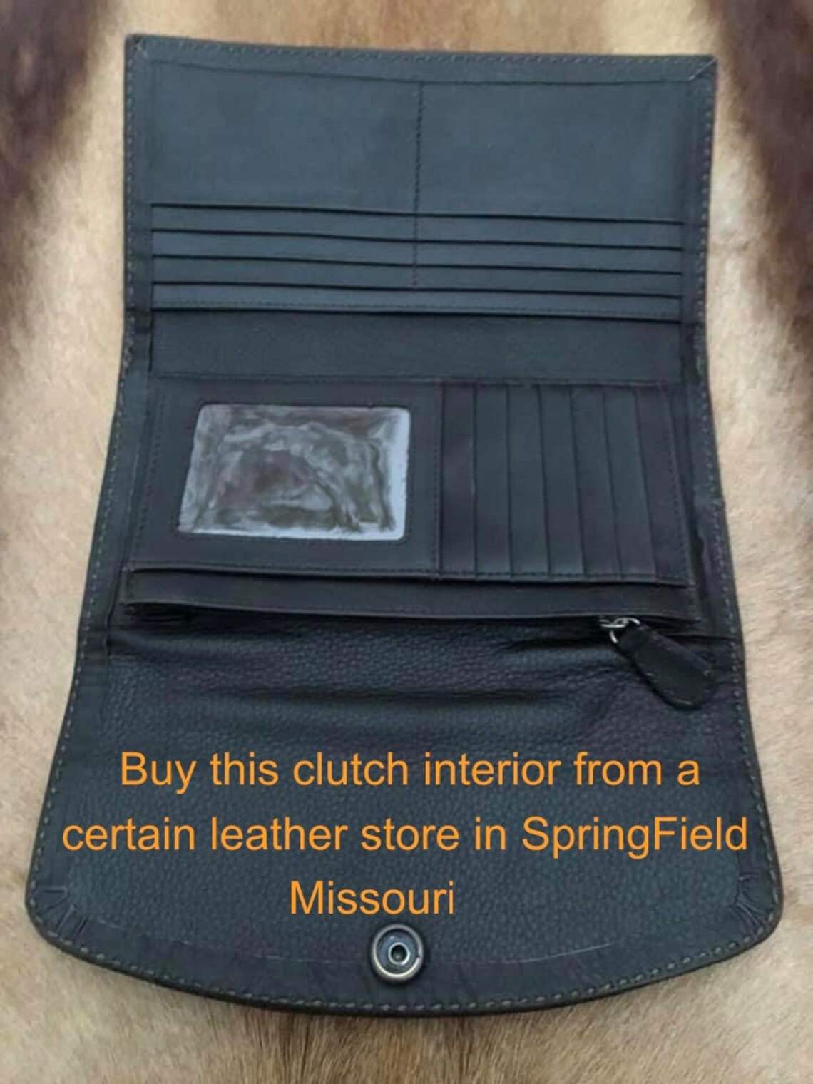 CLUTCH LEATHER PATTERN made to Fit a Certain Pre-made Leather - Etsy