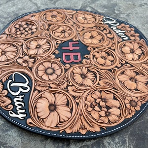 ROPE CAN PATTERNS - Sheridan Floral Rope Can Cover Leather Patterns ...