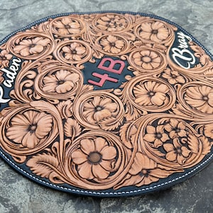 ROPE CAN PATTERNS - Sheridan Floral Rope Can Cover Leather Patterns ...