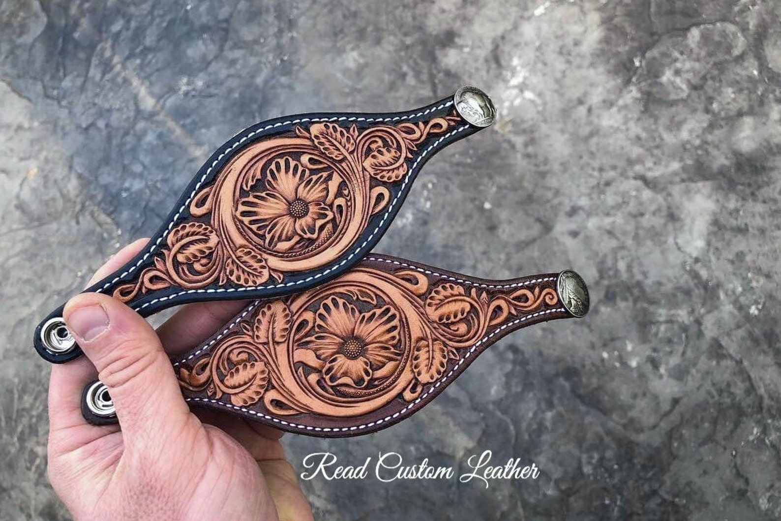 FLORAL BRACELET PATTERNS 3 Pack Floral Leather Tooling - Etsy