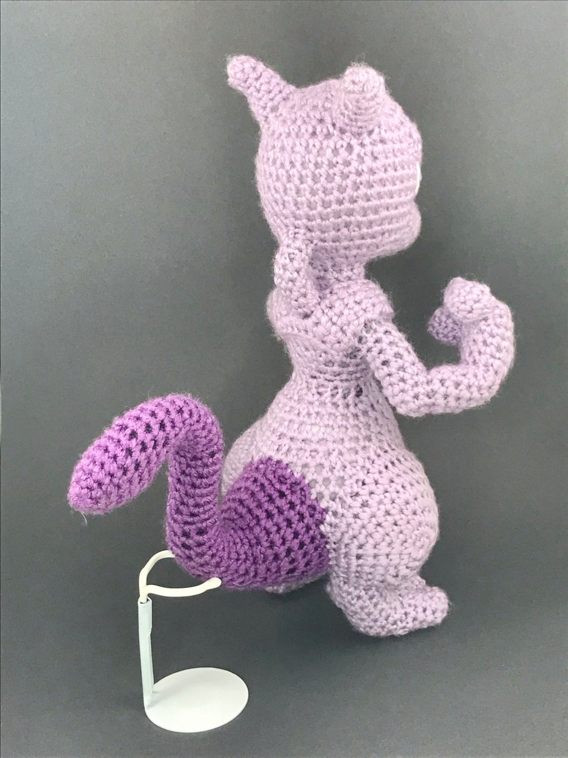 Crocheted Mewtwo Plushie | Etsy