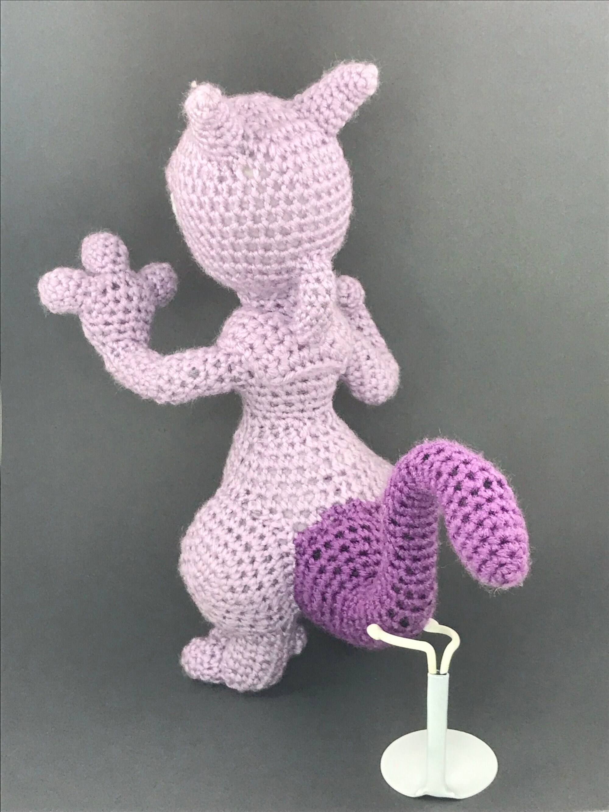 Crocheted Mewtwo Plushie | Etsy