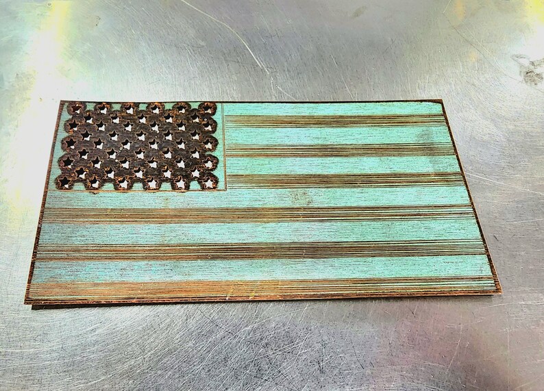 Copper American Flag - Etsy