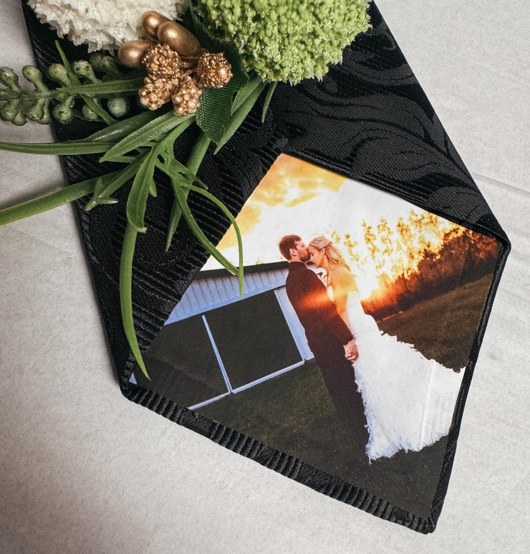Personalized Photo Silk Tie for Him - Etsy