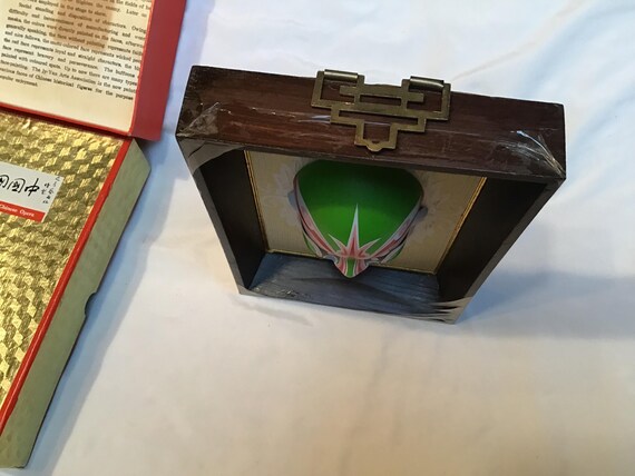 Vintage Asian Face Mask Chinese Opera Face Mask Make … - Gem