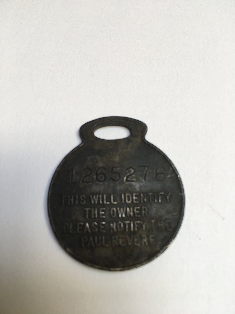 Paul Revere Life Insurance Token Coin Return Tag Key Fob - Etsy