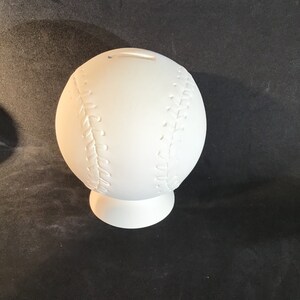 Ceramic Bisque Sports Bank Golf Ball Football Baseball Ready to Paint ...