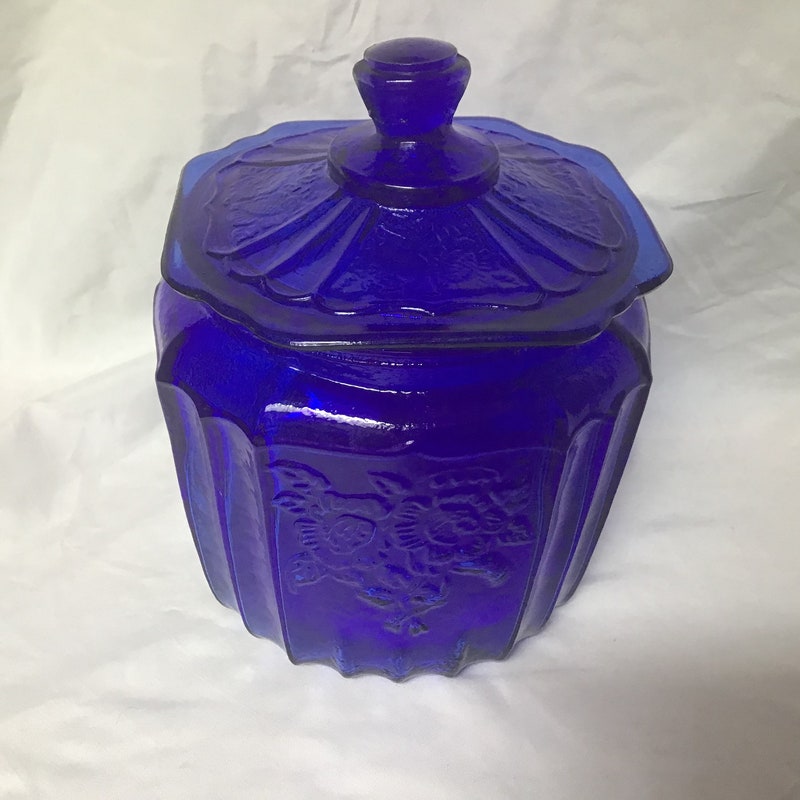 Cobalt Blue Jar - Etsy