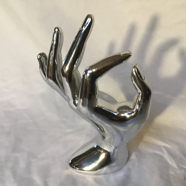 Hand Shaped Ring - Etsy