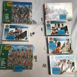 Vintage Model of Military Infantry Diorama 1:72 Scale Soldiers Model ...