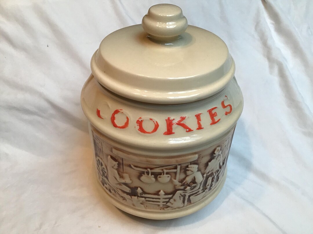 Vintage Mccoy Cookie Jar Frontier Family Cookie Jar Excellent Condition ...