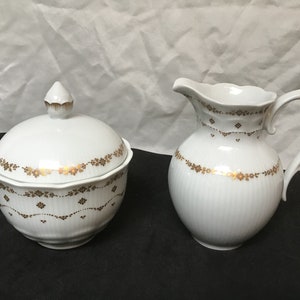 Vintage Kaiser Romantica Monte Carlo Tea Pot and Creamer and Sugar W ...