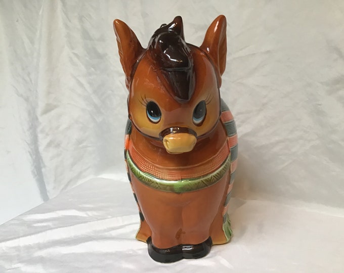Vintage Ceramic Donkey Planter Made in Japan - Etsy