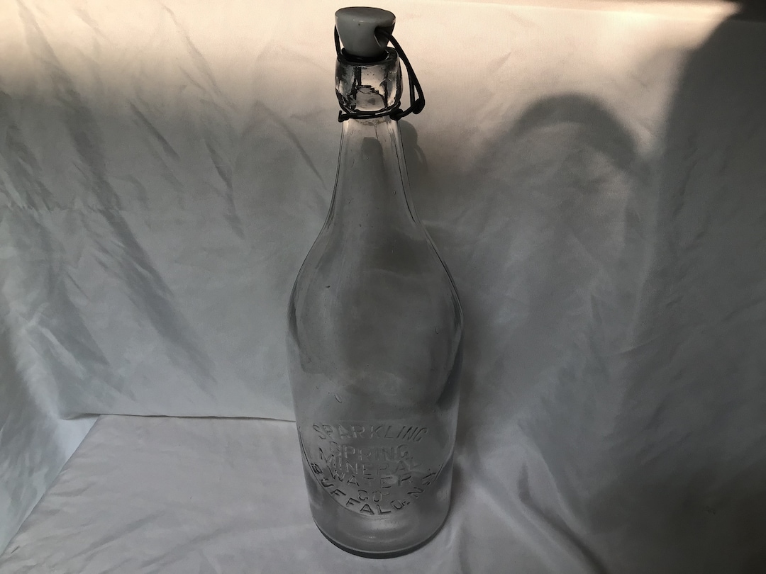 Vintage Sparkling Spring Mineral Water Co Buffalo NY New York Bottle ...