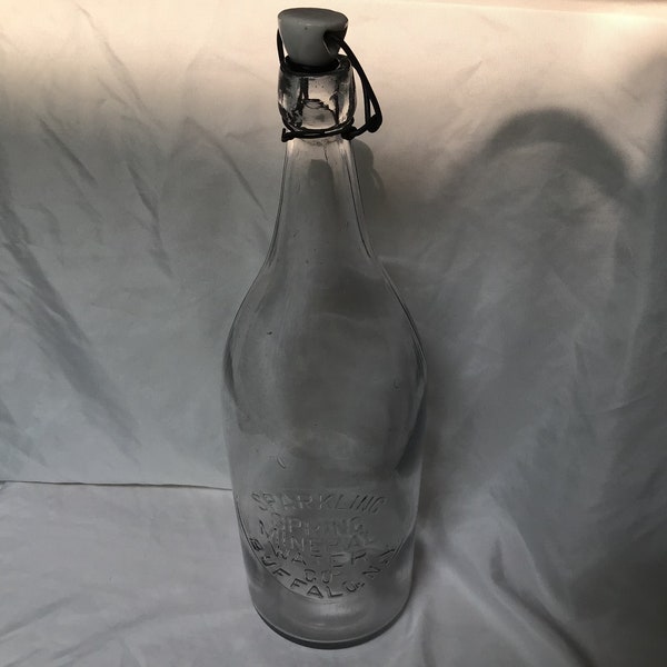 Antique Spring Water Bottle - Etsy
