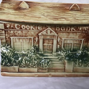 Vintage Mccoy Cookie Jar & Piggy Bank House Cookie Bank Rare - Etsy