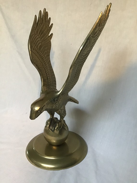 Vintage Eagle Large Brass Eagle American Eagle Flag Topper - Etsy