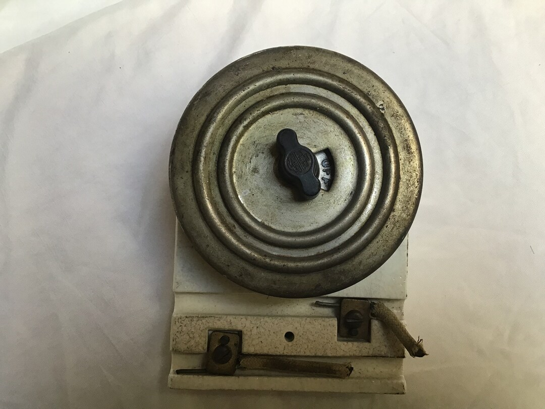 Vintage Power Switch Porcelain Power Current Control off on Switch H ...