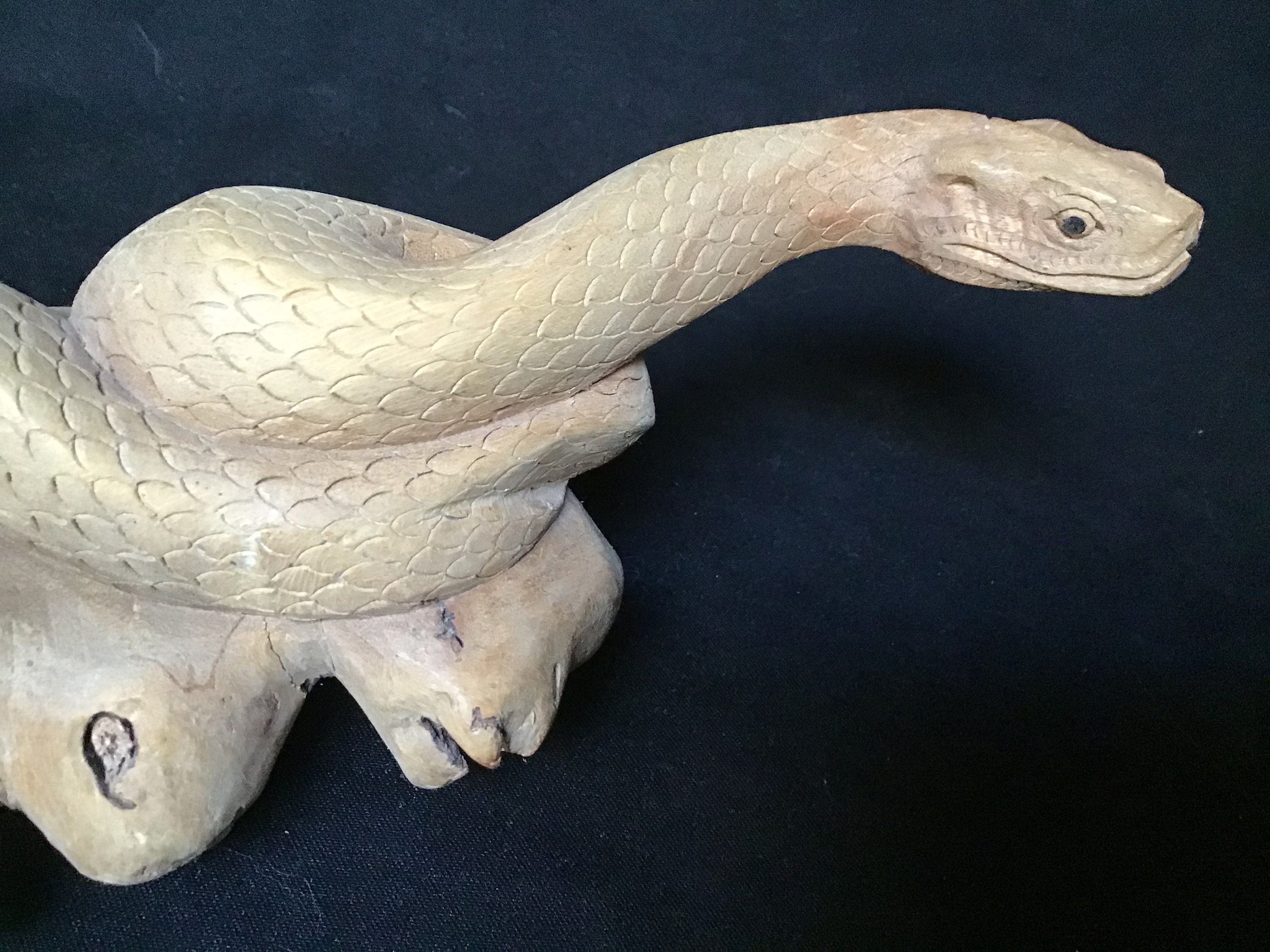 Wooden Handmade Sculpture Hand Carved Rustic Spirit Animal - Etsy