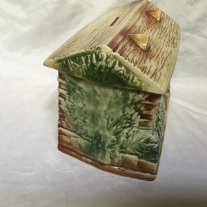 Vintage Mccoy Cookie Jar & Piggy Bank House Cookie Bank Rare - Etsy