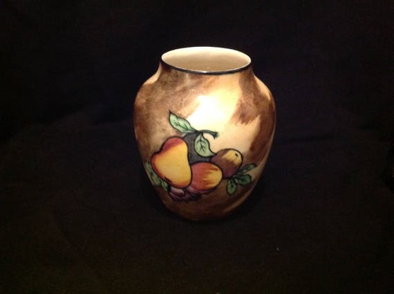 H & K Tunstall Vase Luscious Pattern Handpainted Pears and | Etsy
