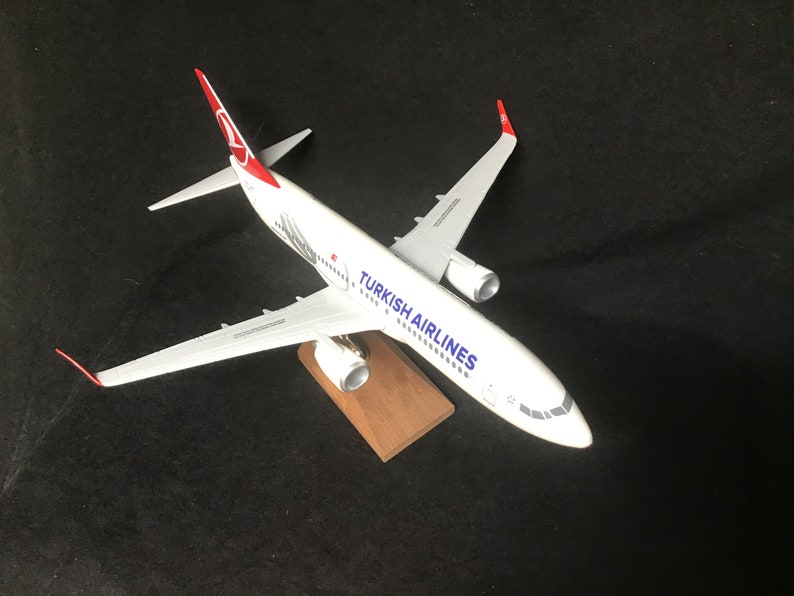 Diecast Boeing B737-800 Airplane Model 1:100 MIB Turkish - Etsy