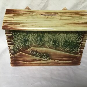 Vintage Mccoy Cookie Jar & Piggy Bank House Cookie Bank Rare - Etsy