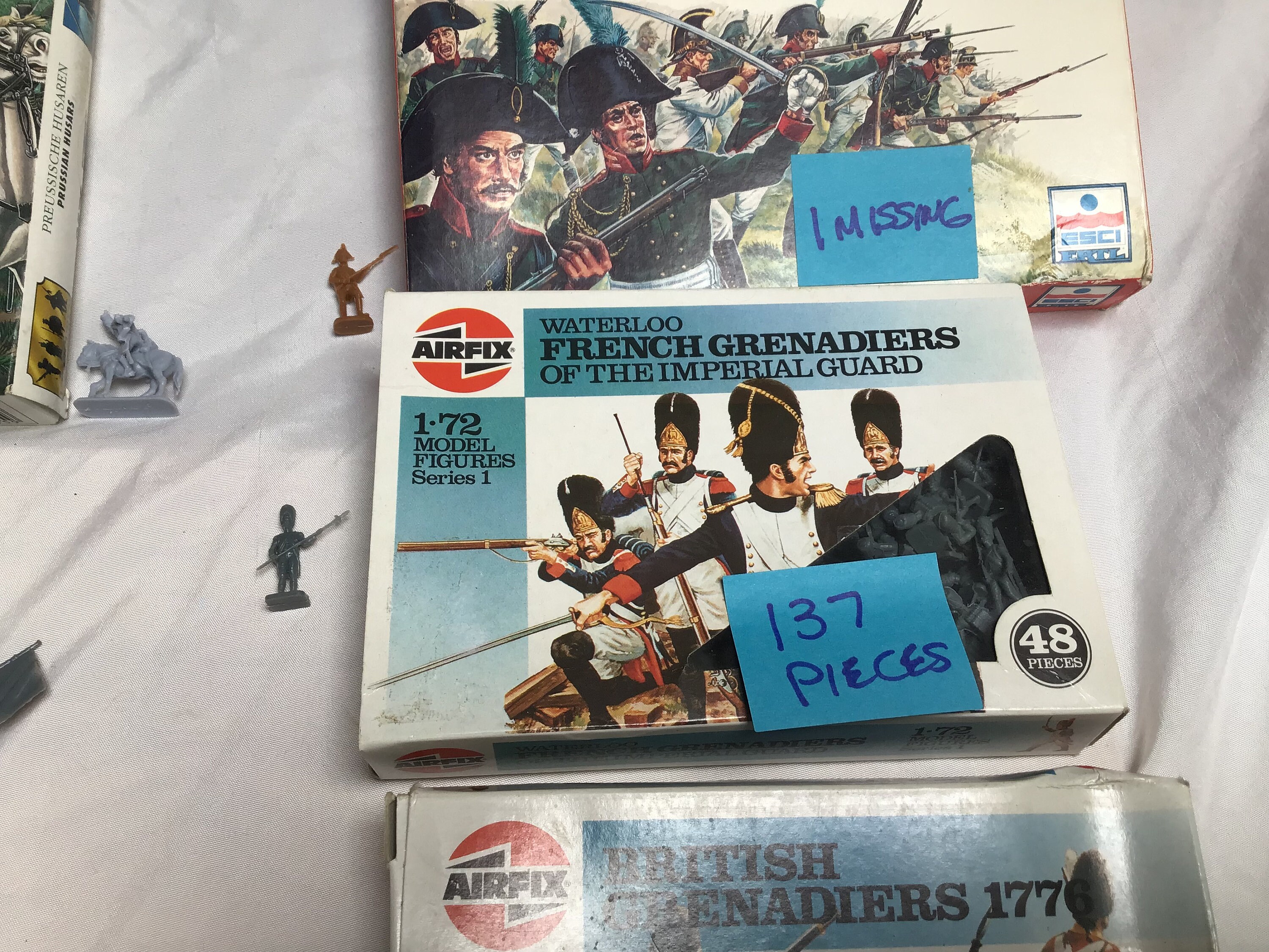 Vintage Model of Military Infantry Diorama 1:72 Scale Soldiers Model ...