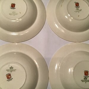 Myott Son and Co Staffordshire Rose Blue Soup Bowl Set of 4 - Etsy