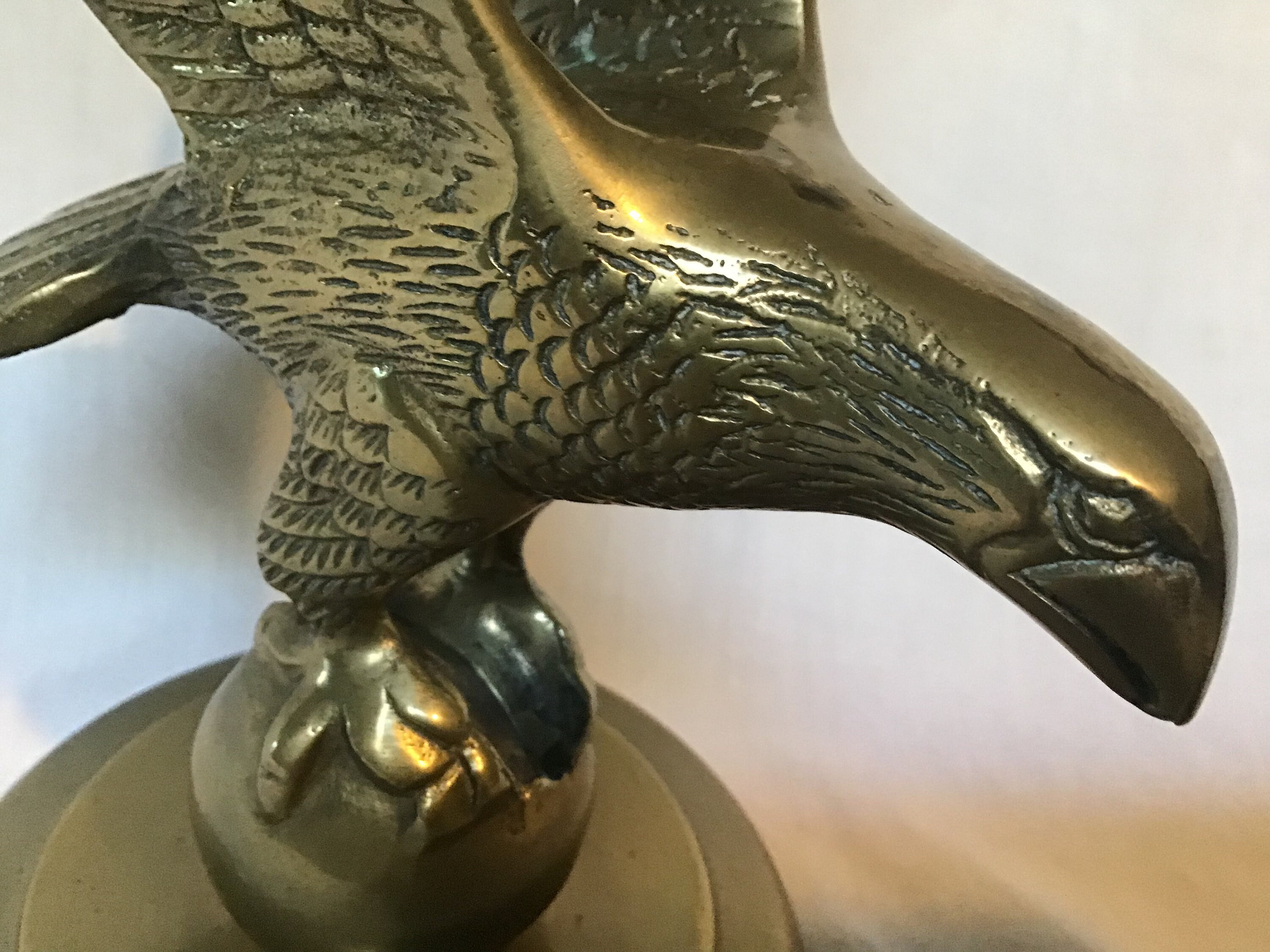 Vintage Eagle Large Brass Eagle American Eagle Flag Topper - Etsy