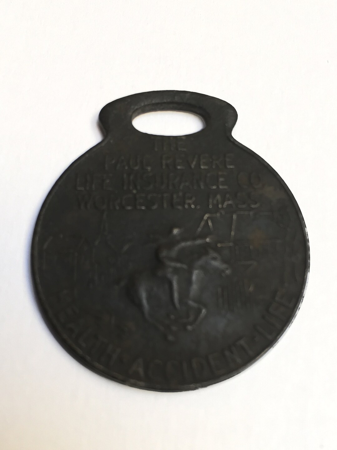 Paul Revere Life Insurance Token Coin Return Tag Key Fob - Etsy