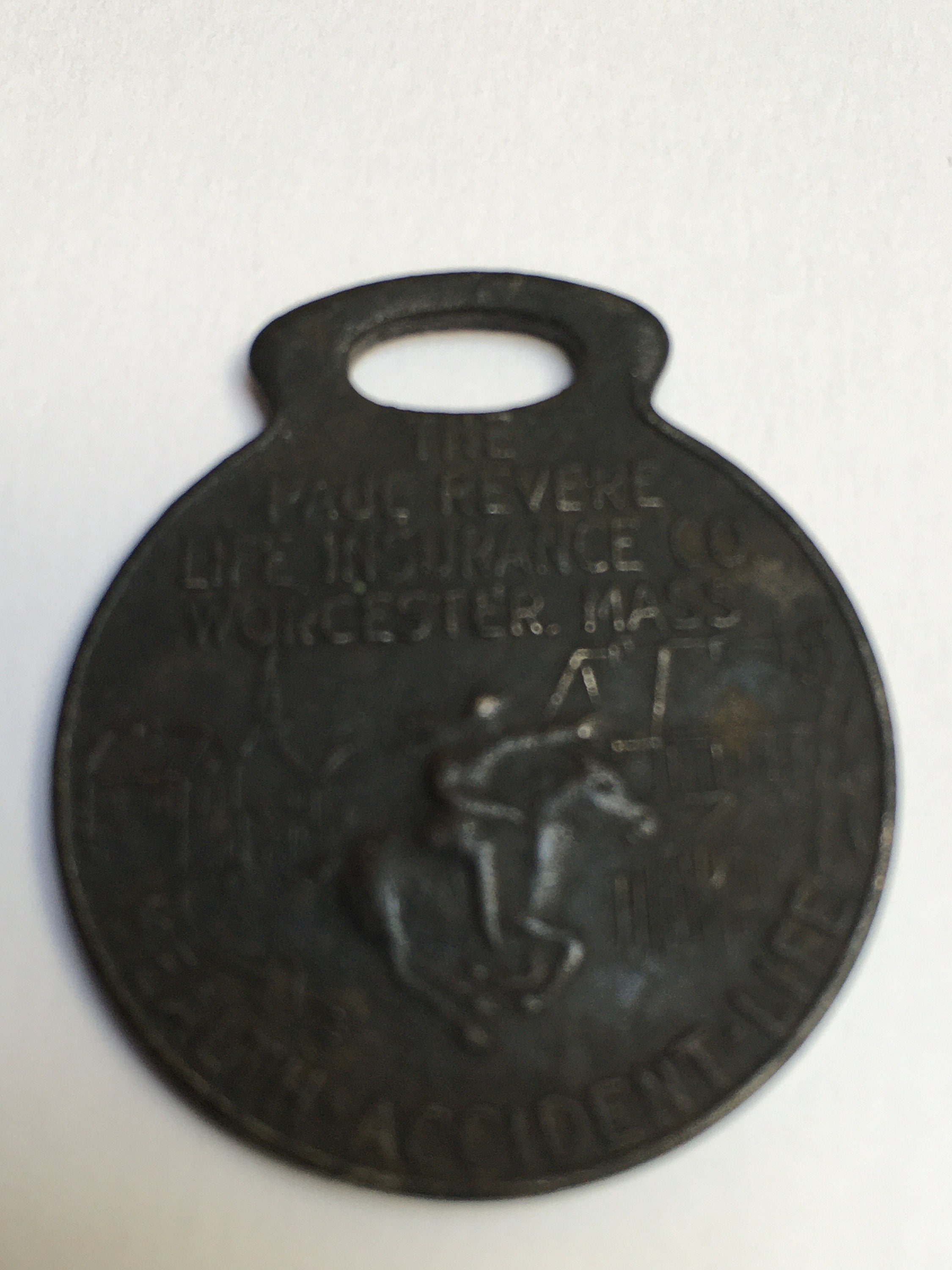 Paul Revere Life Insurance Token Coin Return Tag Key Fob - Etsy