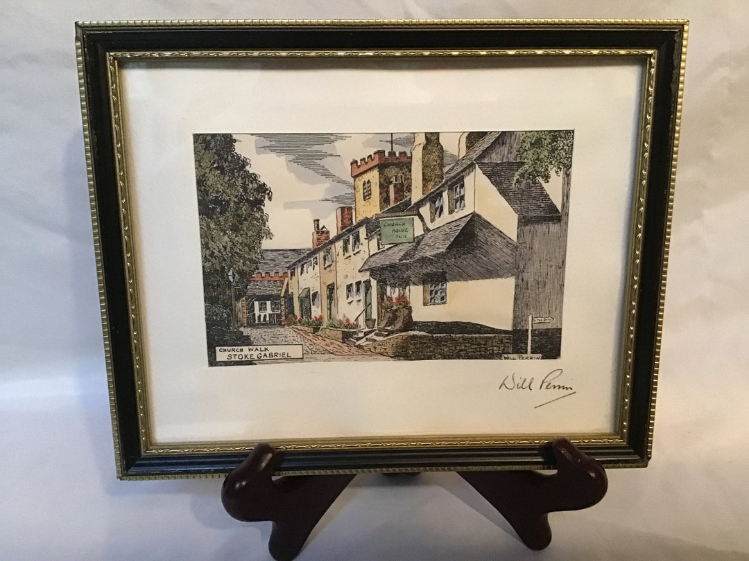 Vintage Impression by Will Perrin From Original Sketch - Etsy