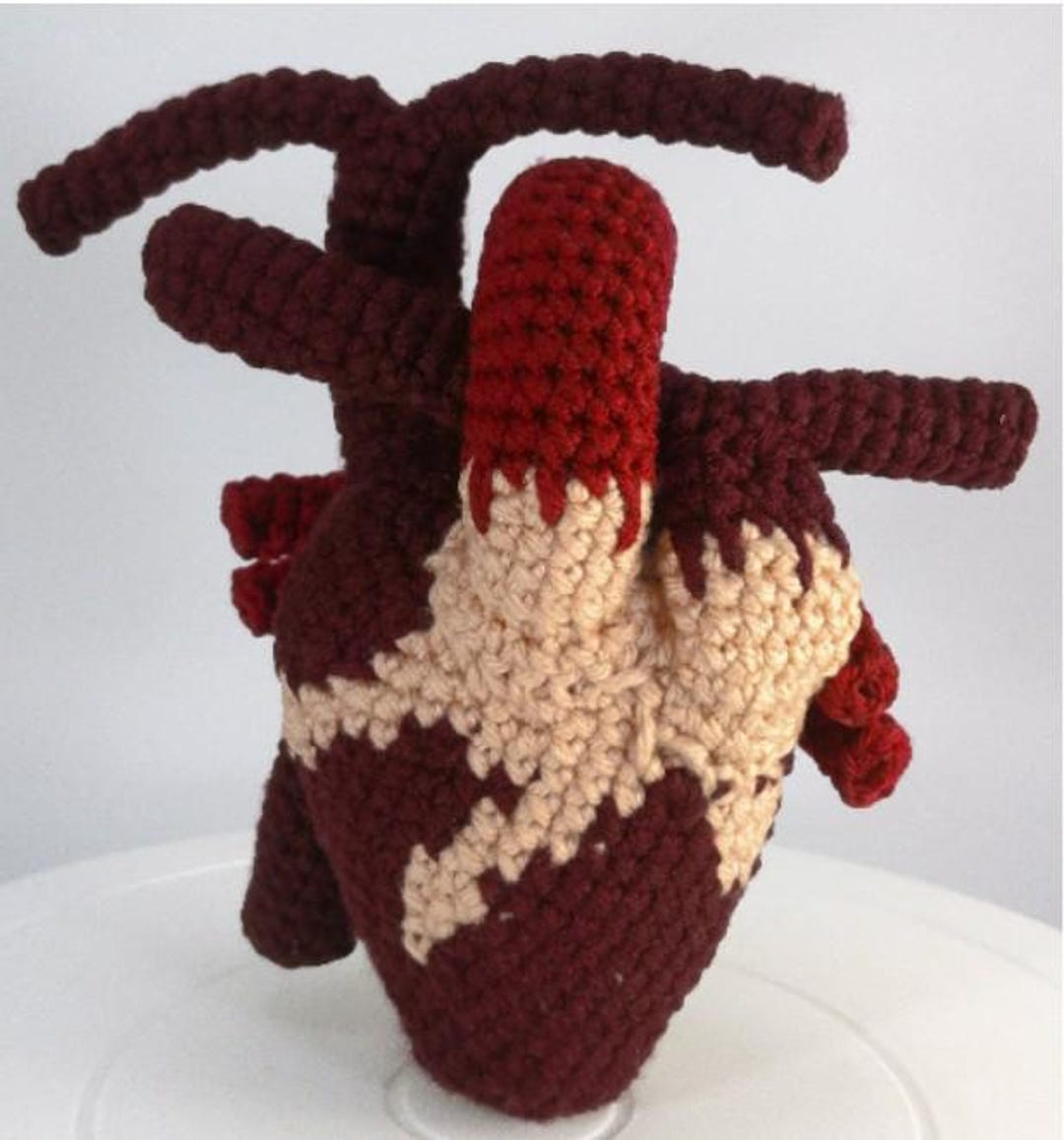 Crochet Human Heart PATTERN ONLY - Etsy